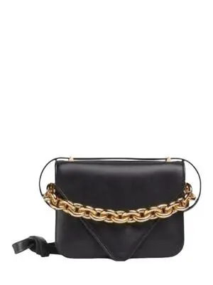 BOTTEGA VENETA Bottega Veneta Small Leather Shoulder Bag With Chain Detail