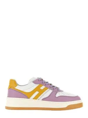 Hogan H630 Low-top Sneakers With Logo Detailing - White
