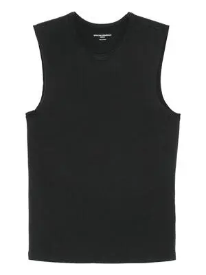 Officine Générale Sleeveless Round Neck Top - Black