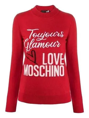 Moschino Knit Jumper - Red
