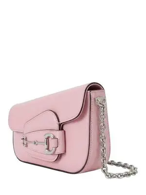 Gucci Gucci Horsebit 1955 Mini Shoulder Bag Pink