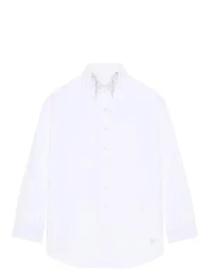Givenchy Oversized Embellished Collar Shirt - White