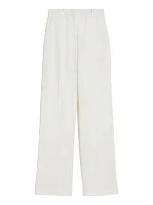 Max Mara Belted Casual Pants - Bianco
