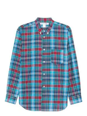 Comme Des Garçons Long-sleeved Shirt - Blue