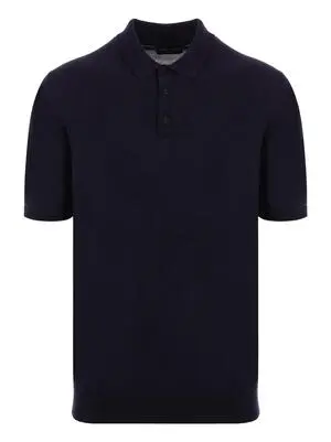 ROBERTO COLLINA Short-sleeved Polo Shirt - Black