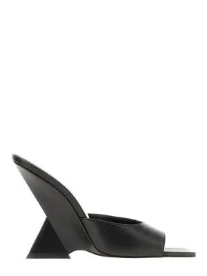 Attico Cheope Open Toe Sandals - Black
