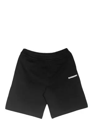 Burberry Bermuda Shorts With Logo Detail - Black
