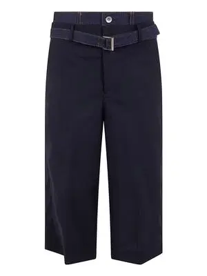 Sacai Belt-detail Shorts - Black