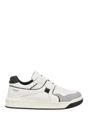 Valentino Garavani One Stud Lace-up Sneakers - White