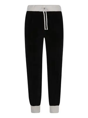 Valentino Garavani Drawstring Tapered Trousers - Black
