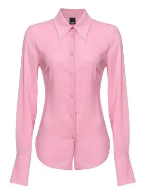 PINKO Pinko Spread Collar Long Sleeve Shirt
