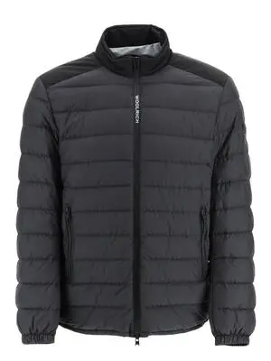 Woolrich Quilted Zipped Down Jacket - Black