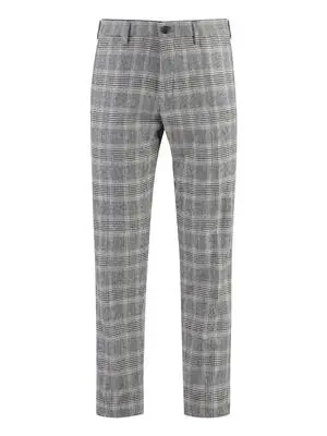DEPARTMENT 5 Checked Chino Pants - Grey