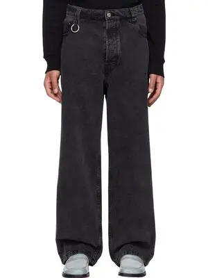 ETUDES Mid-rise Straight-leg Jeans - Black