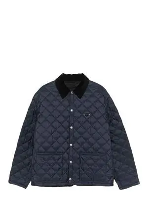 PRADA Prada Quilted Re-Nylon Jacket With Logo Detail