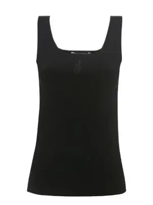 J.W.ANDERSON JW Anderson Anchor-Embroidered Sleeveless Tank Top
