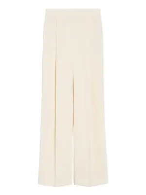 Max Mara Max Mara Tailored Wide-Leg Klaus Pants Ivory