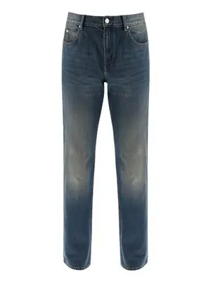 Isabel Marant Étoile Logo Patch Flared Jeans - Black