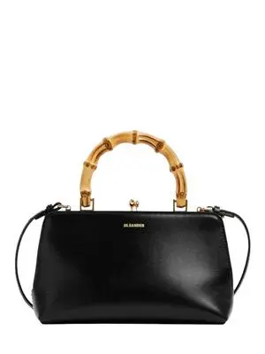 JIL SANDER Goji Mini Top Handle Bag - Black