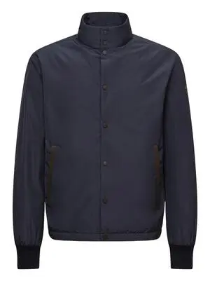 Moncler Lanques Short Down Jacket - Navy Blue