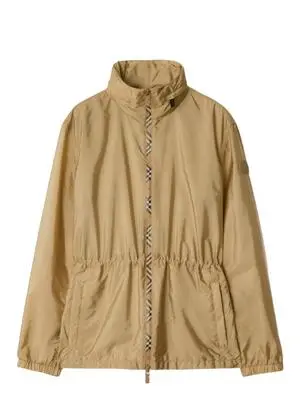 Burberry Checker-tape Parka - Flax
