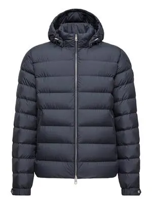 Moncler Arneb Hooded Short Down Jacket - Navy Blue