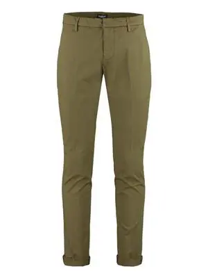DONDUP Belt-loop Slacks - Green