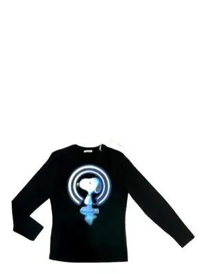 Iceberg Printed Long-sleeved T-shirt - Black
