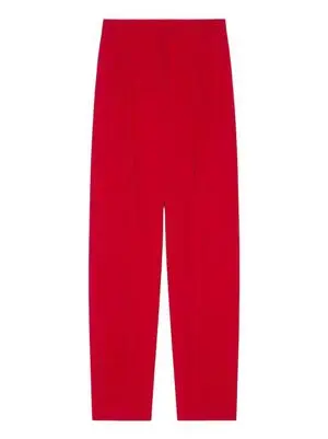 Givenchy Double Pleated Trousers - Deep Red