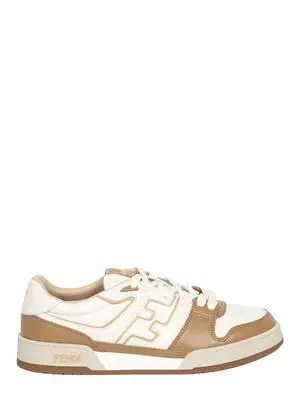 Fendi Low Top Sneakers - Beige