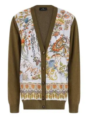 Etro Etro Paisley Printed Cardigan Brown