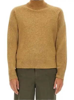Dries Van Noten Long-sleeved Roll-neck Jumper - Brown
