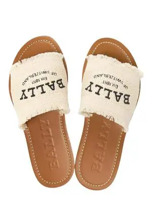 Bally Flat Slip-on Slippers - Brown
