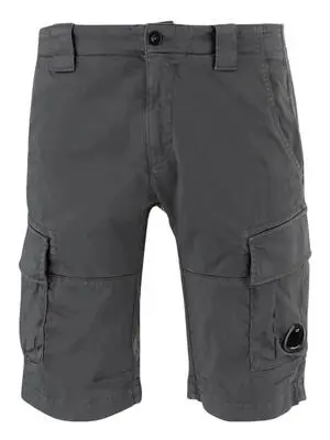 C.P. COMPANY Lens Pocket Cargo Shorts - Black