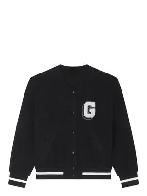 Givenchy G Patch Varsity Jacket - Black