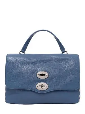 ZANELLATO Logo Handbag Blue