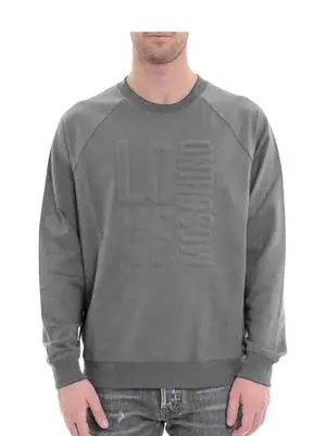 Moschino Embossed Sweater - Gray