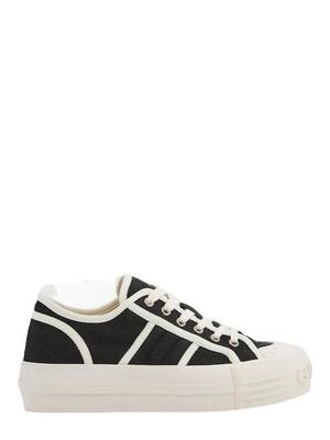 GUCCI Gucci Monogrammed Low-Top Sneakers With Padded Web Detail
