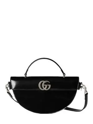 Gucci Small Half-moon Top Handle Bag - Black