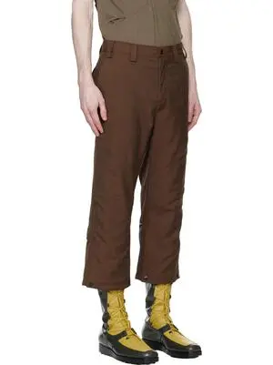 KIKO KOSTADINOV Tonino Utility Mid-rise Trousers - Brown