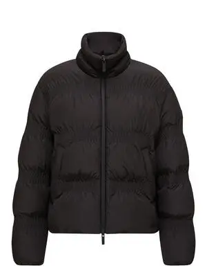 Moncler Ravignan Gather-quilted Short Down Jacket - Black