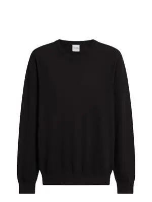 Aspesi Crew Neck Sweatshirt - Black