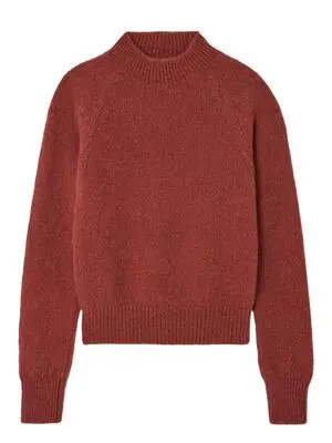Dries Van Noten Alpaca Wool Blend Sweater - Red