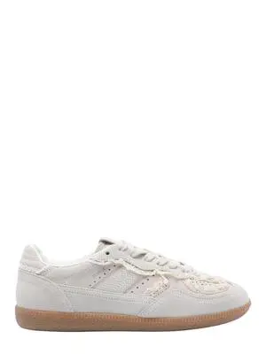 ALOHAS Crochet Trim Low-top Sneakers - Nude