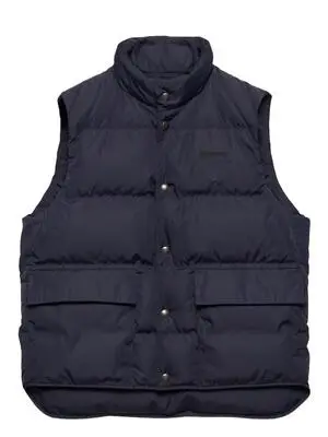 Prada Prada High-Neck Padded Gilet Blue
