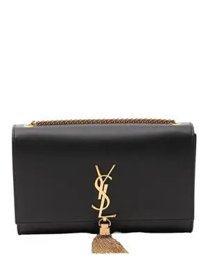 Saint Laurent Medium Monogram Kate Shoulder Bag - Black