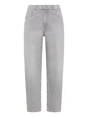 Seventy Five-pocket Jeans - Grey