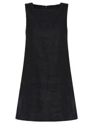 Posse Linen Mini Dress - Black