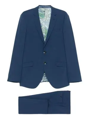 Etro Single-breasted Suit - Blue