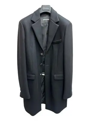 Dsquared2 Single-breasted Long-sleeved Blazer - Black